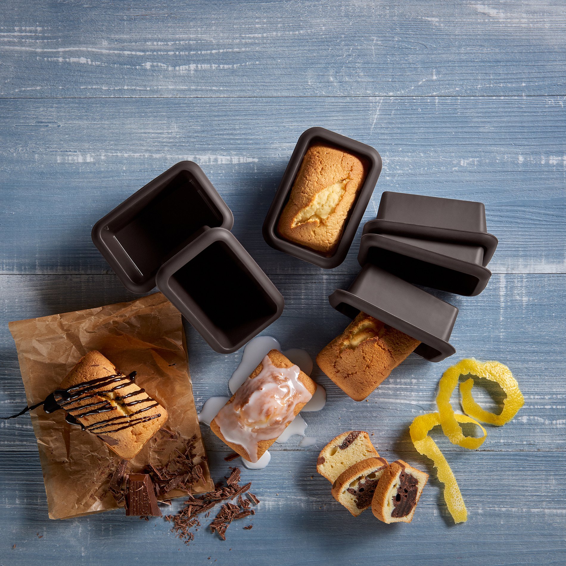 LURCH Flexiform 11 cm 6 ks hnědý - formy na chléb a paštiky ...