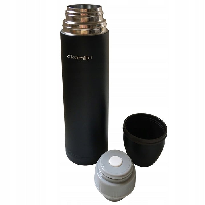 Vakuová termoska na kávu a čaj z nerezové oceli KAMILLE 1 l | Finesio.cz