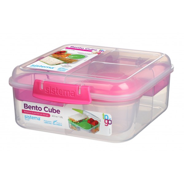 SISTEMA To Go Bento Cube 1,25 l - krabička na oběd / plastový box na ...