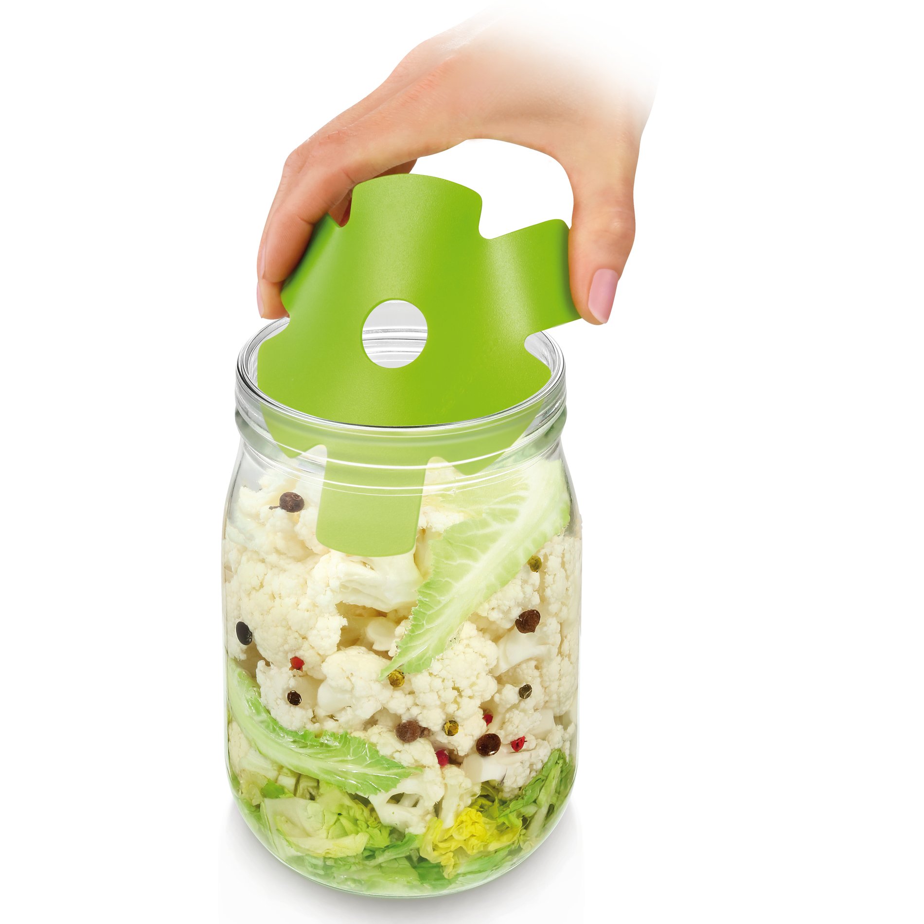 TESCOMA Della Casa 1 l - skleněná nádoba na nakládání kysaného zelí ...