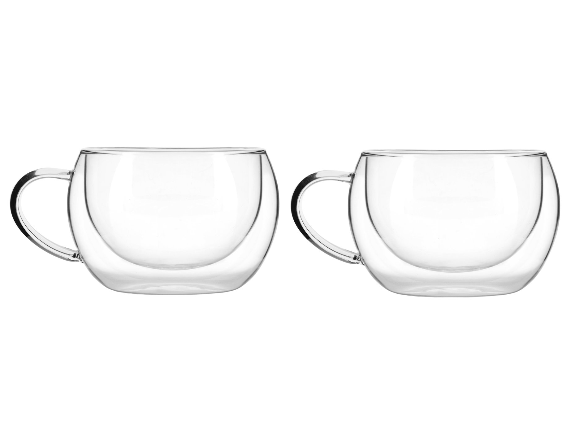 VIALLI DESIGN Bolla 200 ml 2 ks - skleněné šálky na kávu a čaj s dvojitými stěnami | Finesio.cz