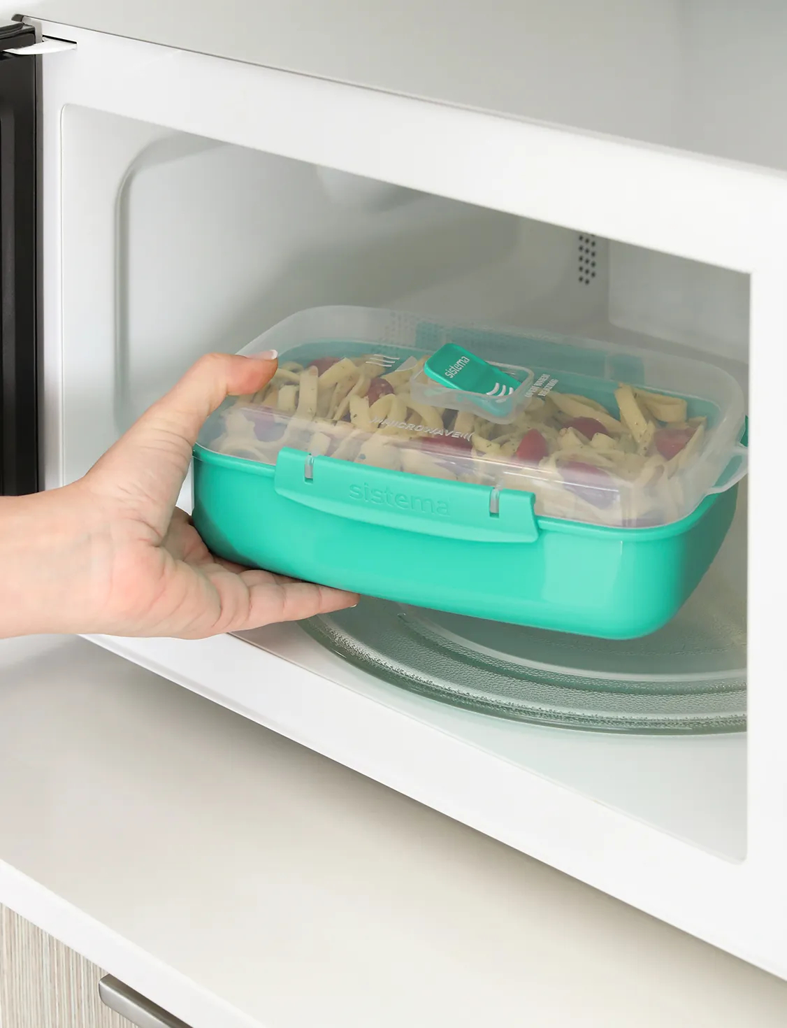 SISTEMA Microwave Rectangle 1,25 l - svačinová krabička / nádobka do ...